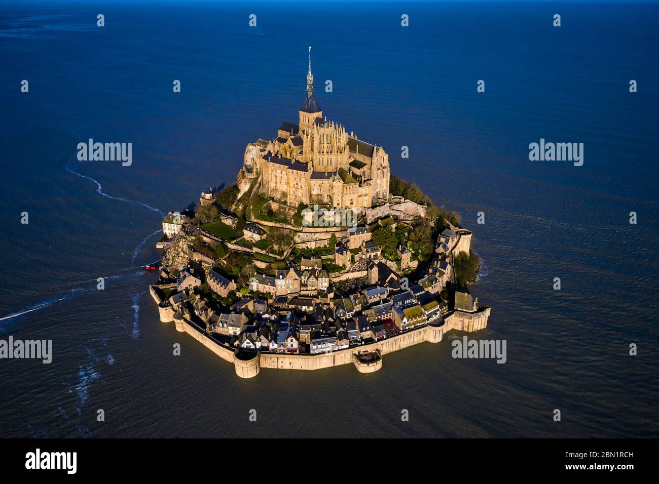 France, Normandy, Manche department, Bay of Mont Saint-Michel Unesco ...