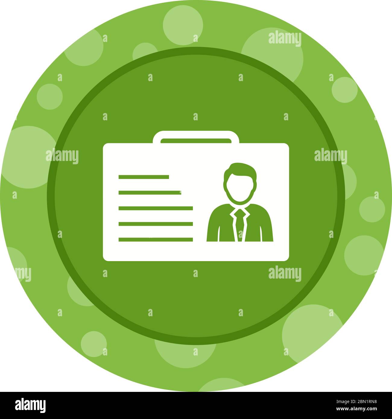 Beautiful Id card Vector Glyph Icon Stock Vector Image & Art - Alamy