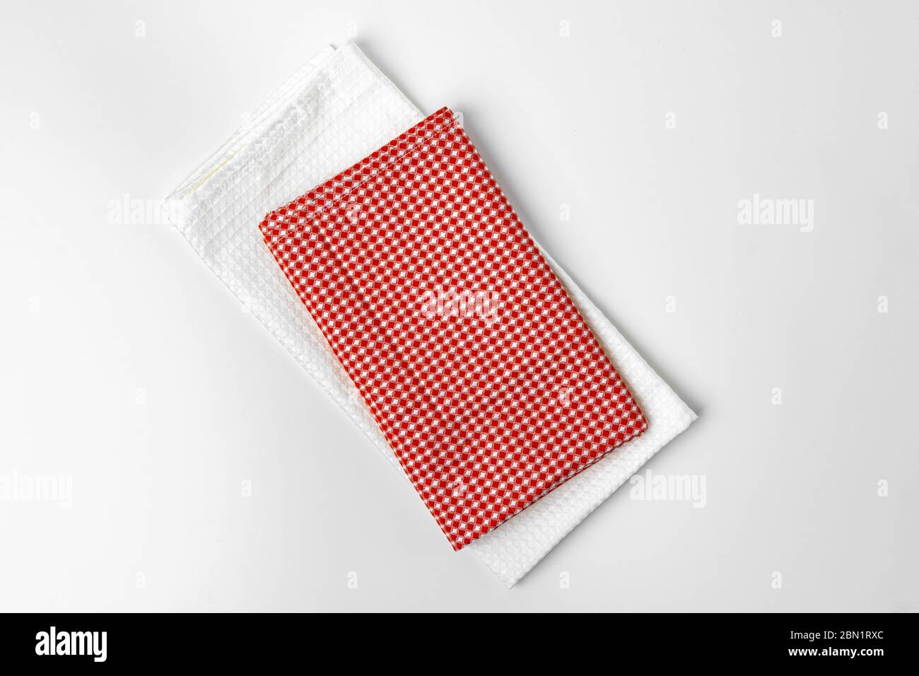 kitchen cloth isolated on white background, close up Stock Photo - Alamy