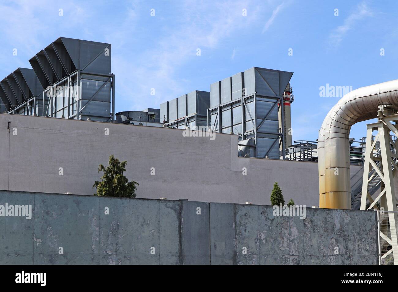 Air filters and pipes of the power station Stock Photo - Alamy