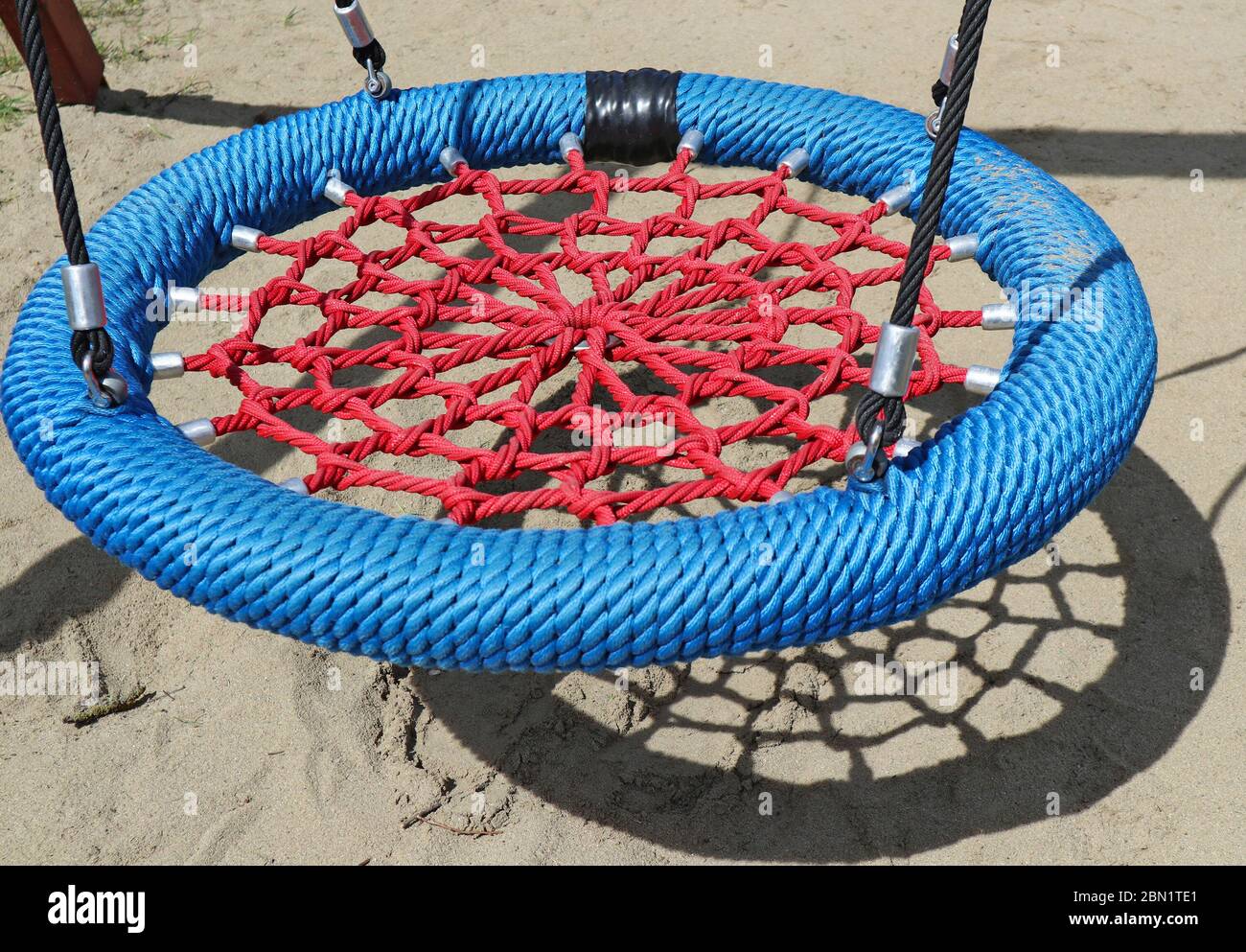 Rope swing at the playground Stock Photo - Alamy