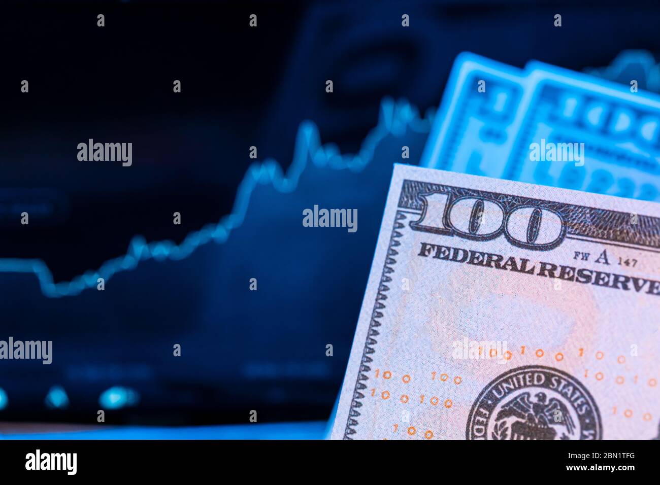 Dollar dollars chart america hi-res stock photography and images - Alamy