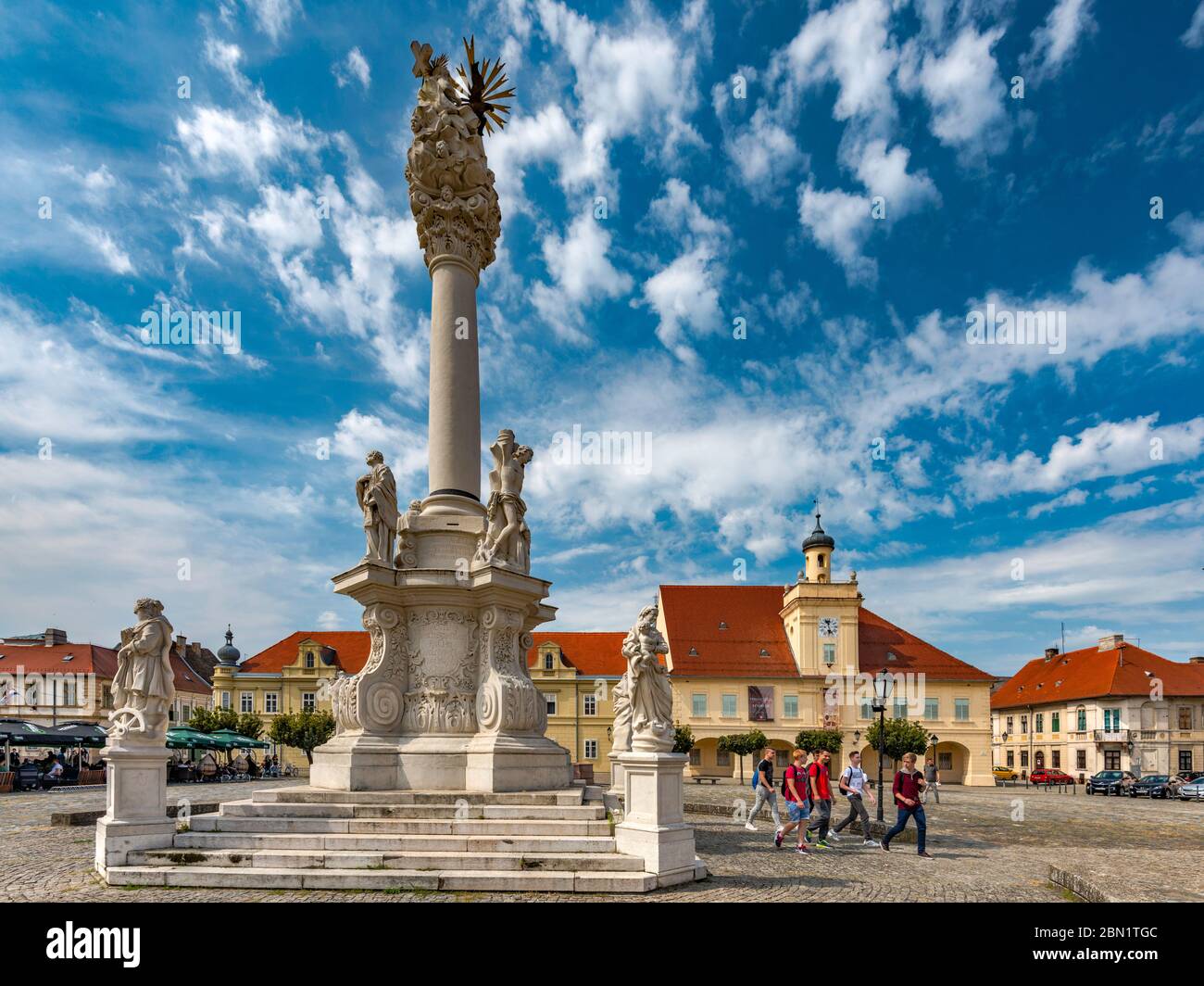 Holy Trinity Monument, Baroque style, at Trg Svetog Trojstva (Holy ...