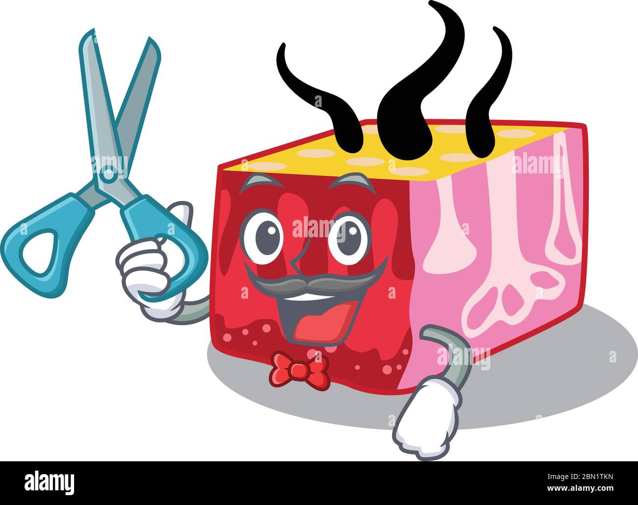 Sporty skin cartoon character design with barber Stock Vector Image ...