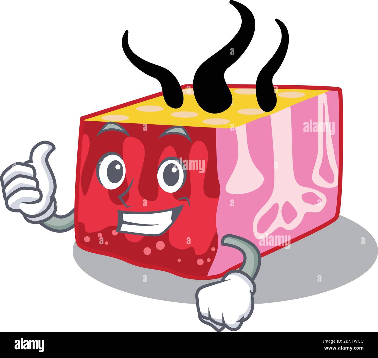 Skin cartoon character design making OK gesture Stock Vector Image ...