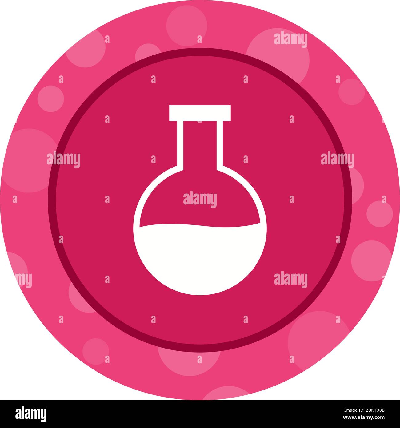 Beautiful Flask Vector Glyph icon Stock Vector Image & Art - Alamy