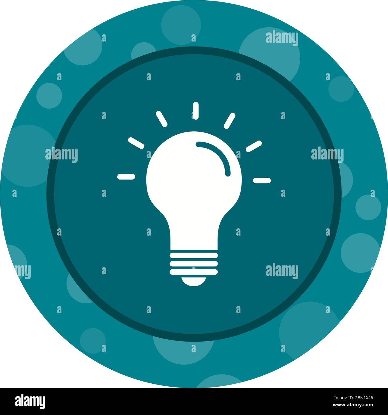 Beautiful Light bulb Vector Glyph icon Stock Vector Image & Art - Alamy