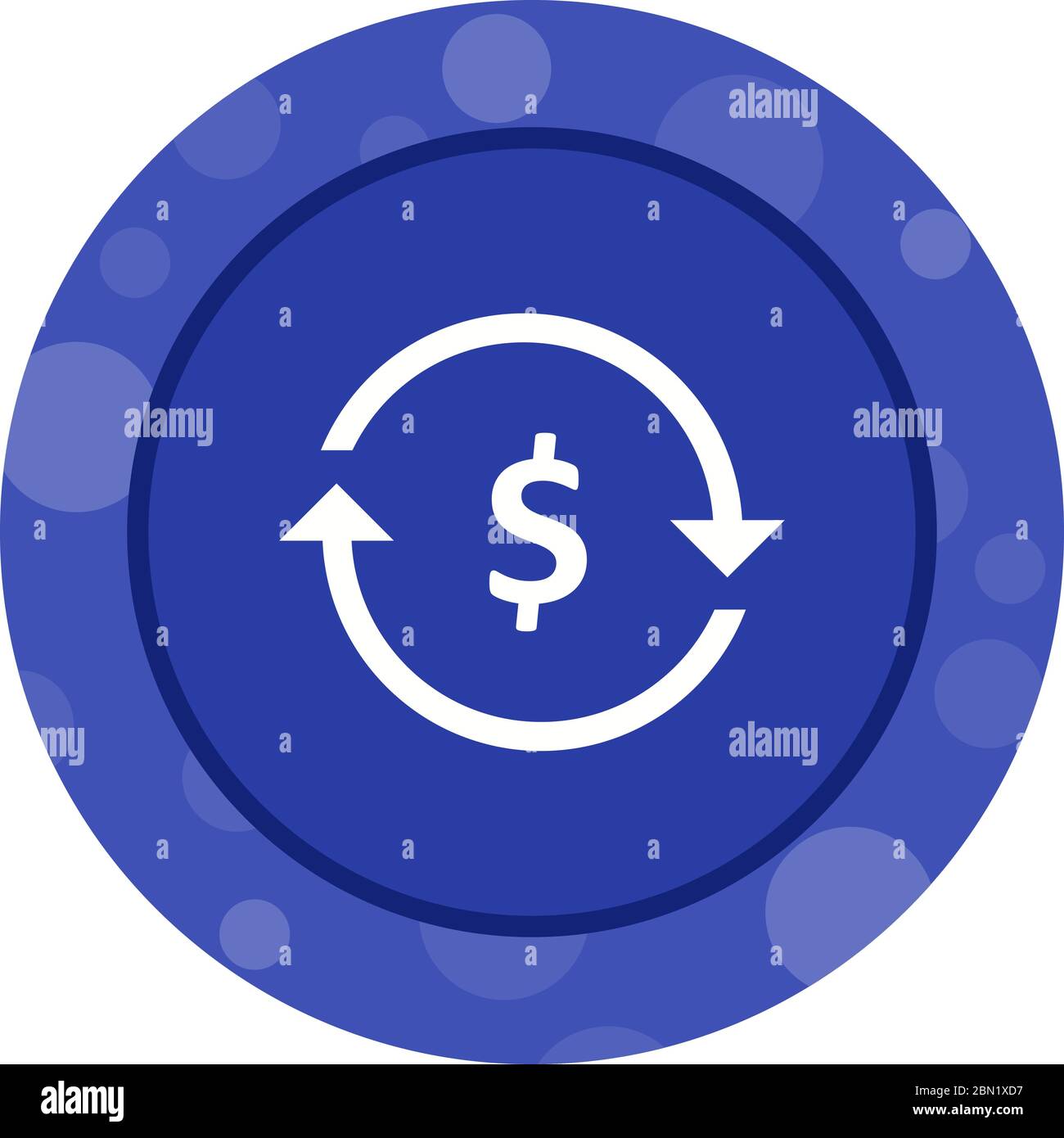 Beautiful Money circulation Vector Glyph icon Stock Vector Image & Art ...