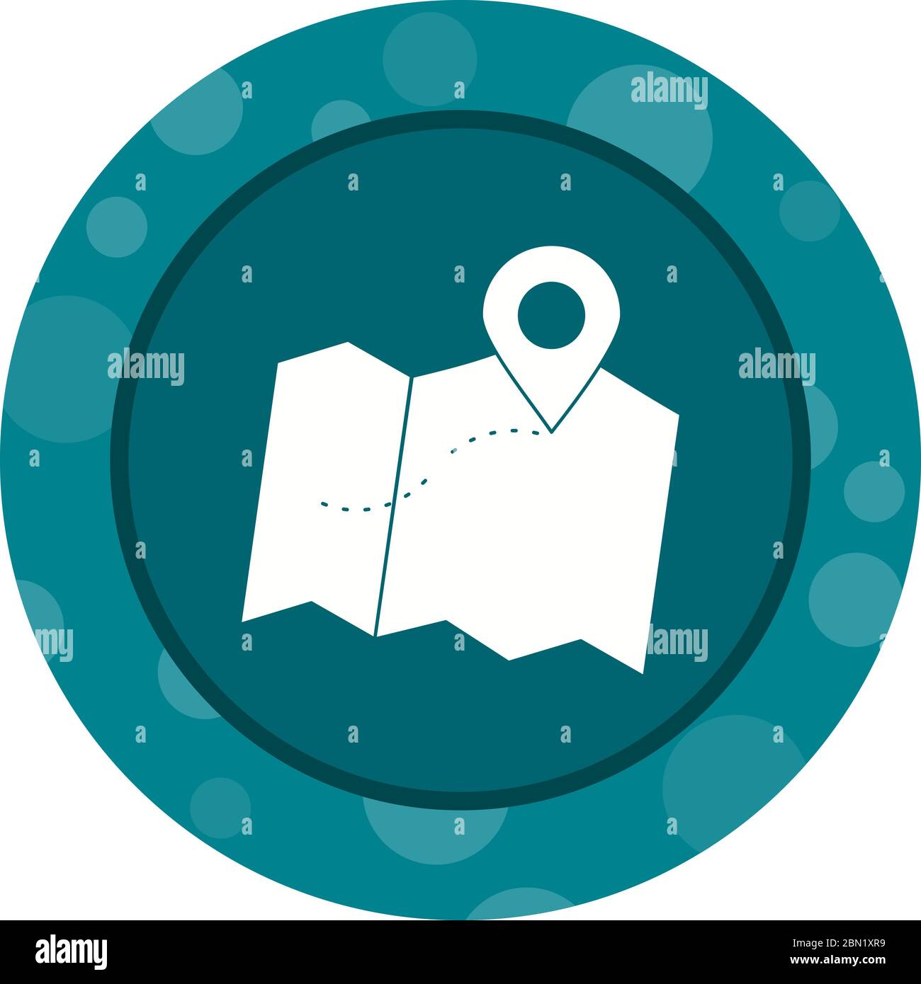 Beautiful Mark on maps Vector Glyph icon Stock Vector Image & Art - Alamy