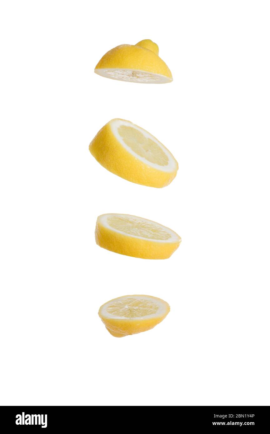 Lemon in pieces hi-res stock photography and images - Alamy