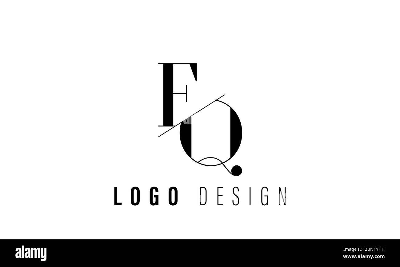 Simple initial EQ letter logo design idea Stock Vector Image & Art - Alamy