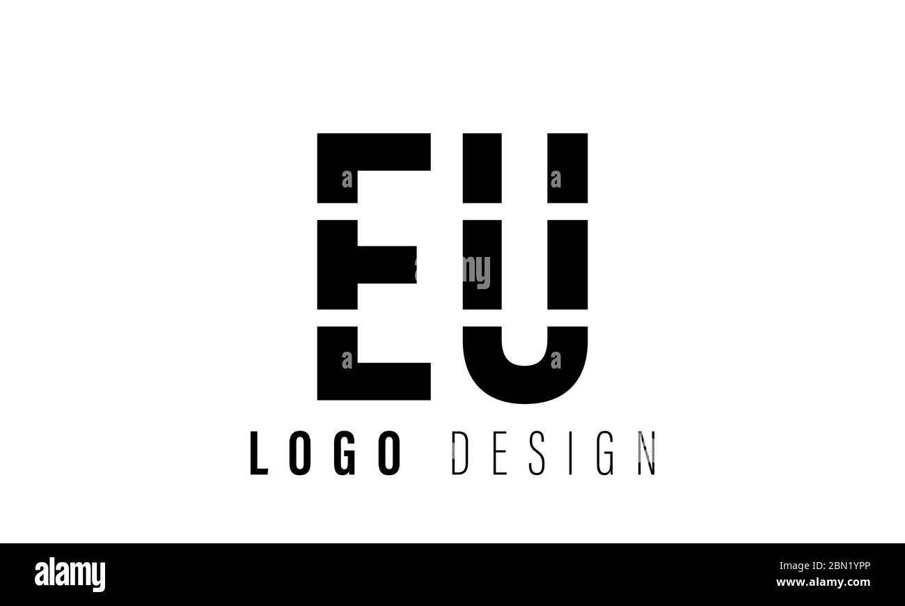Eu brand logo Black and White Stock Photos & Images - Alamy