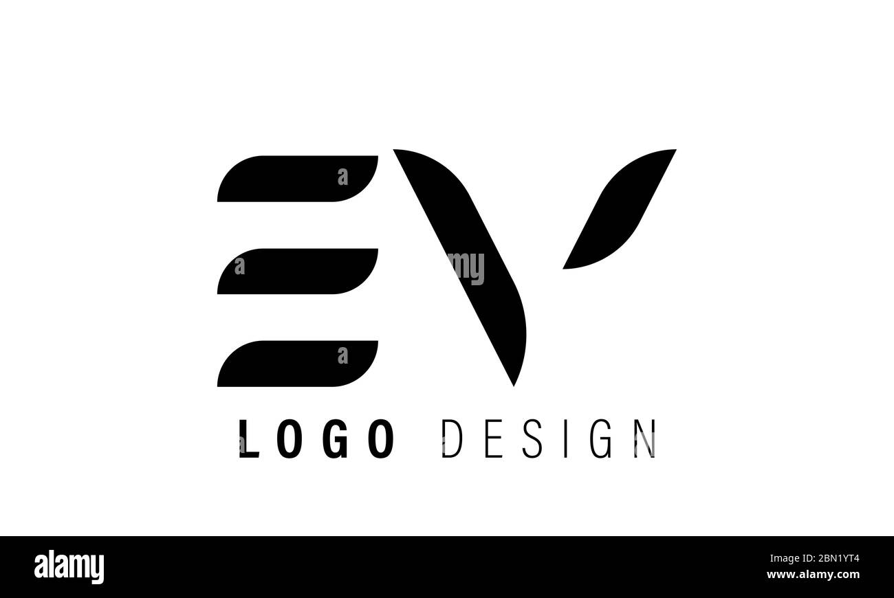 Initial letter logo EV, VE, logo template Stock Vector Image & Art - Alamy