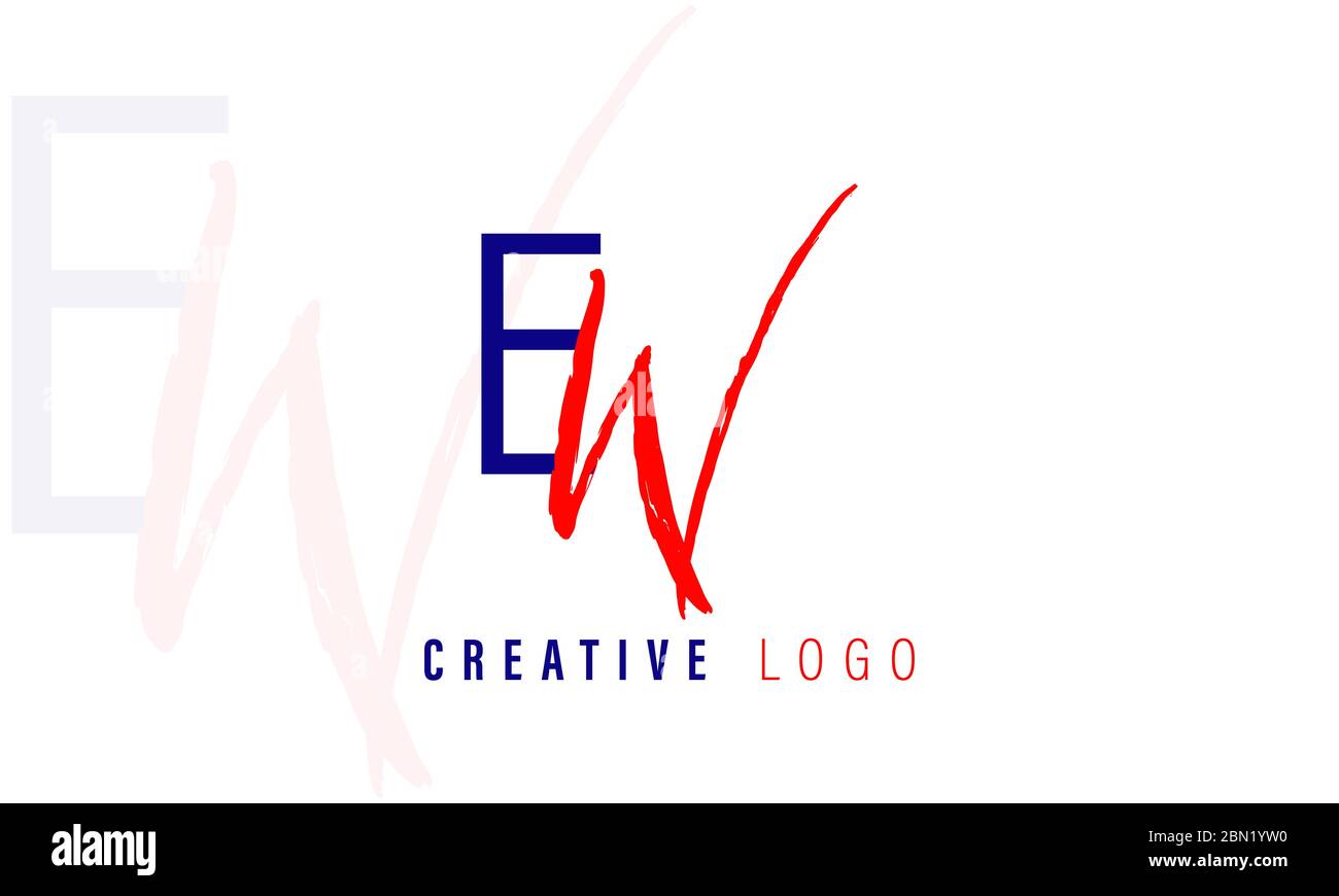 EW WE Logo Vector template Stock Vector Image & Art - Alamy