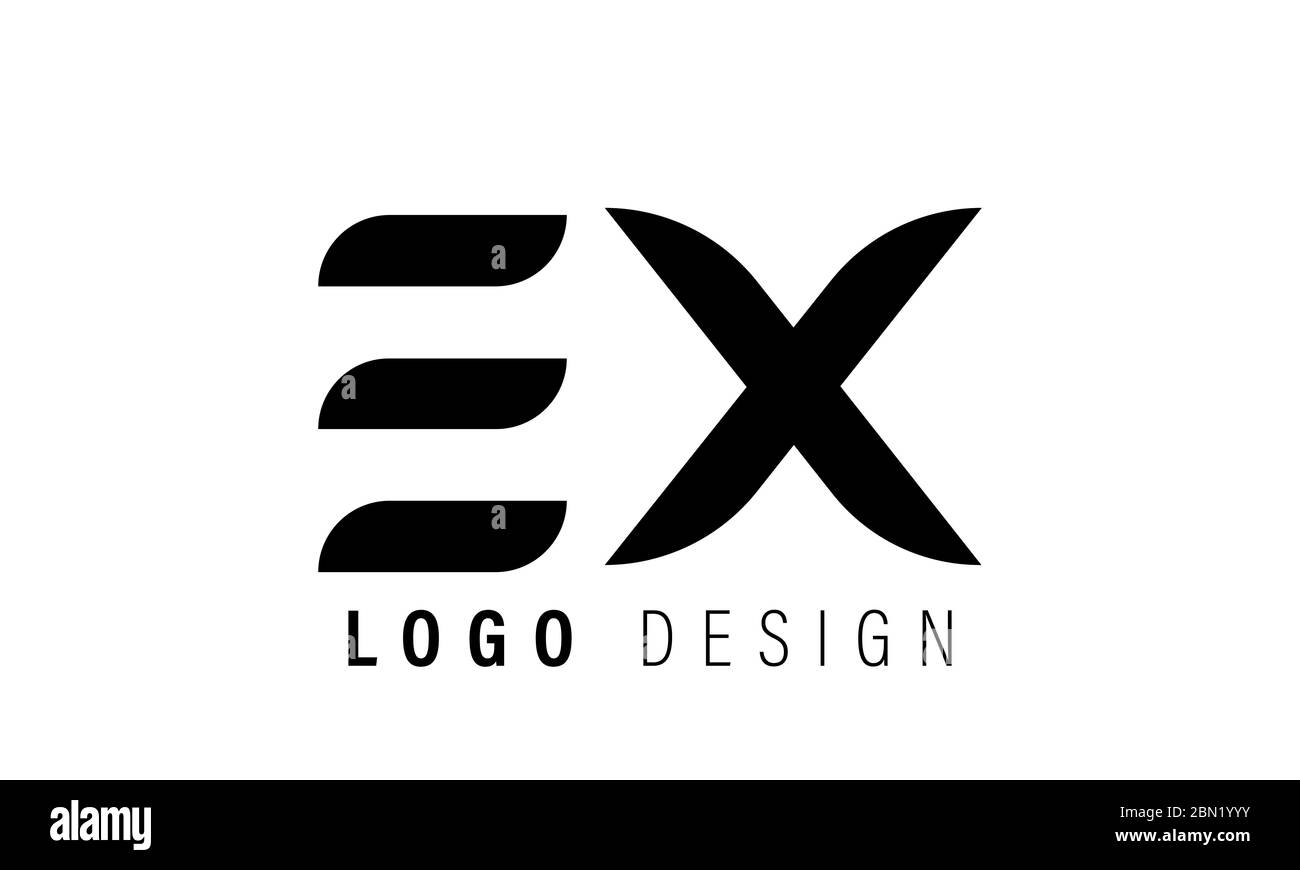 EX letter with house Logo Template Design Vector, Emblem, Design ...