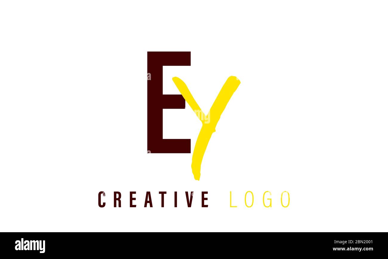 EY Letter Logo. EY YE letter logo. Unique attractive creative modern ...
