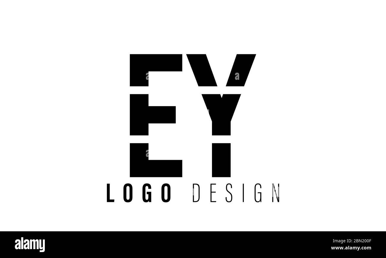 EY Letter Logo. EY YE letter logo. Unique attractive creative modern ...
