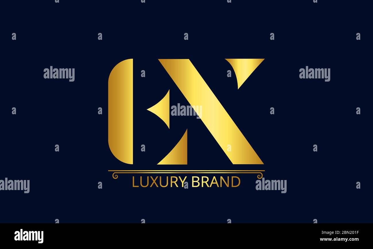 EX letter with house Logo Template Design Vector, Emblem, Design ...