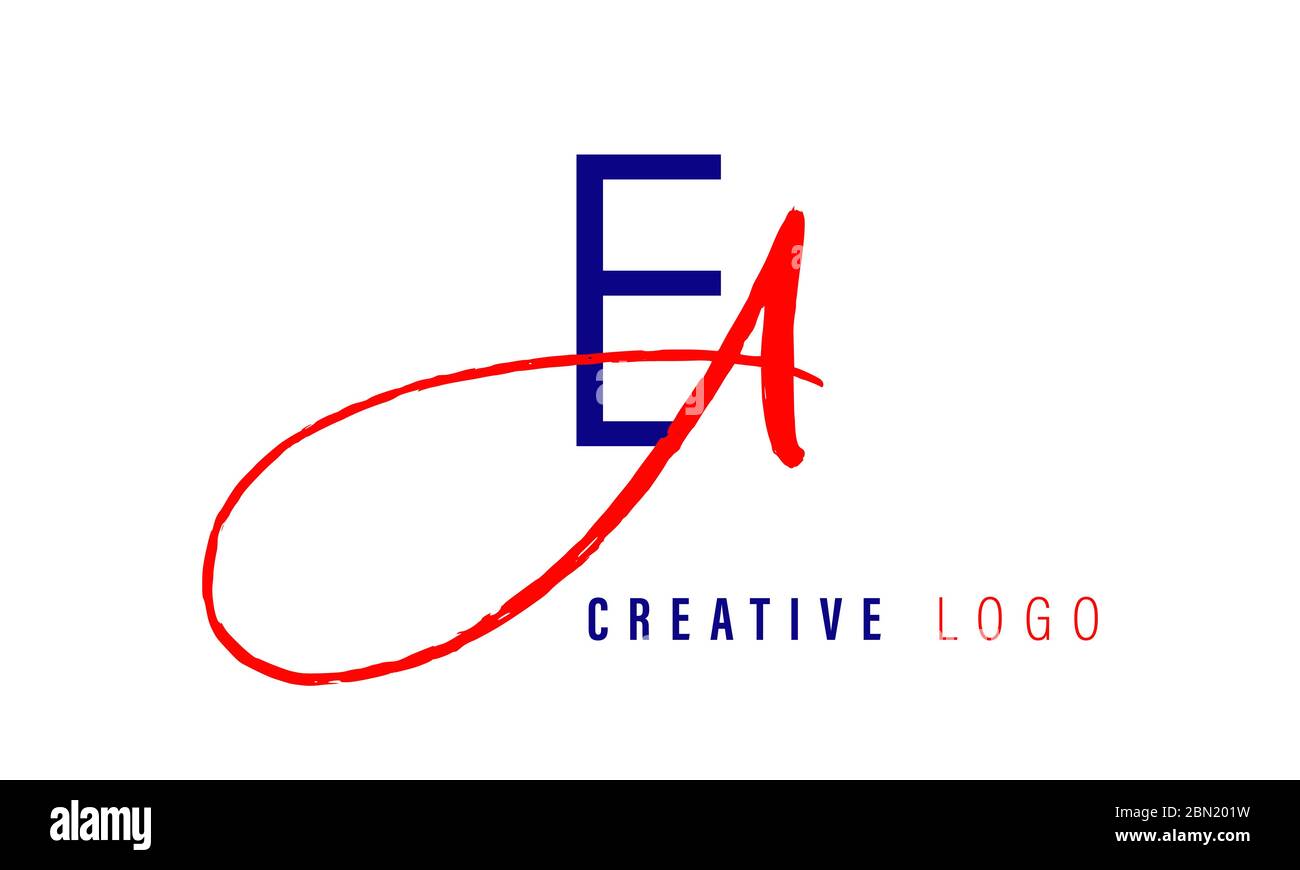 Letter AE EA Logo design vector template. Luxury Fashion Technology ...