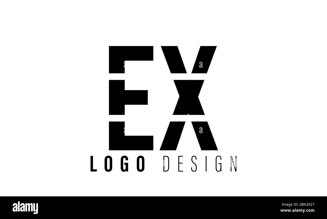 EX letter with house Logo Template Design Vector, Emblem, Design ...