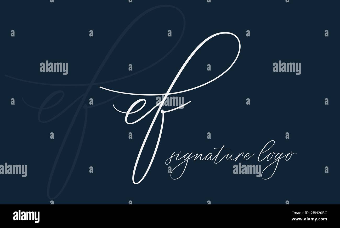 EF logo design. Company logo. Monogram logo Stock Vector Image & Art ...