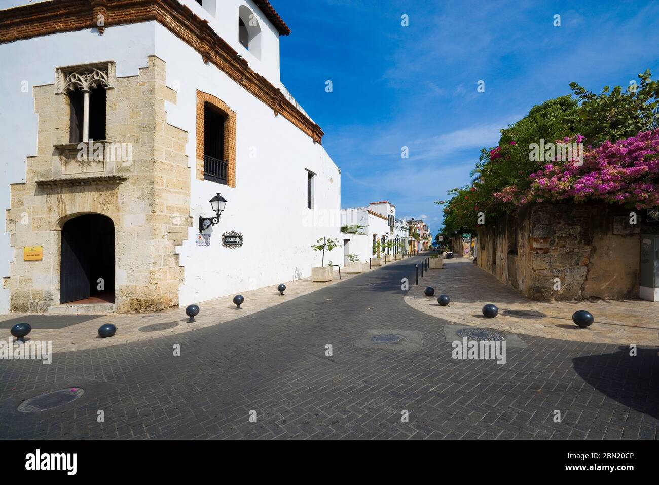 SANTO DOMINGO, DOMINICAN REPUBLIC - JUNE 26, 2019: Architecture of ...