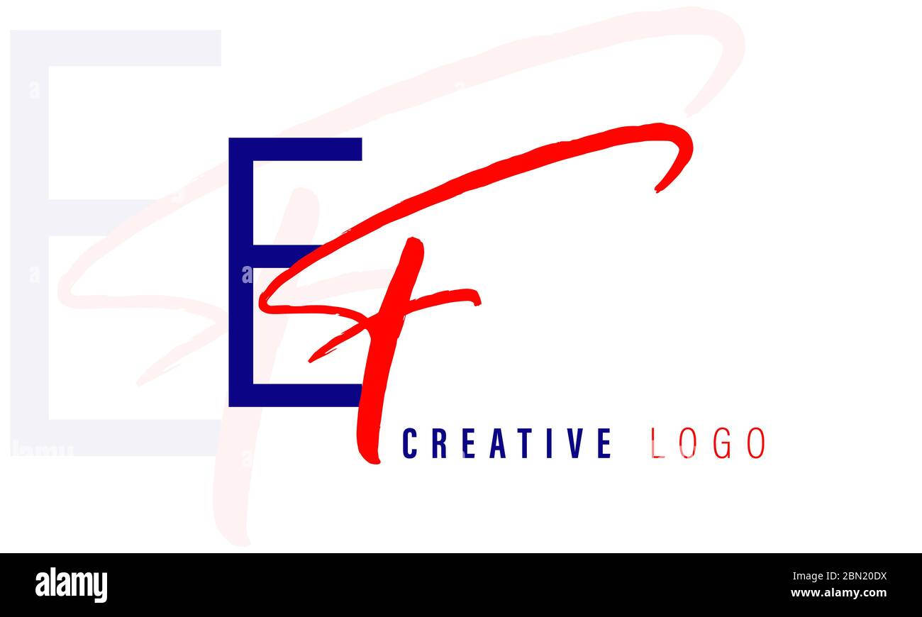 EF logo design. Company logo. Monogram logo Stock Vector Image & Art ...