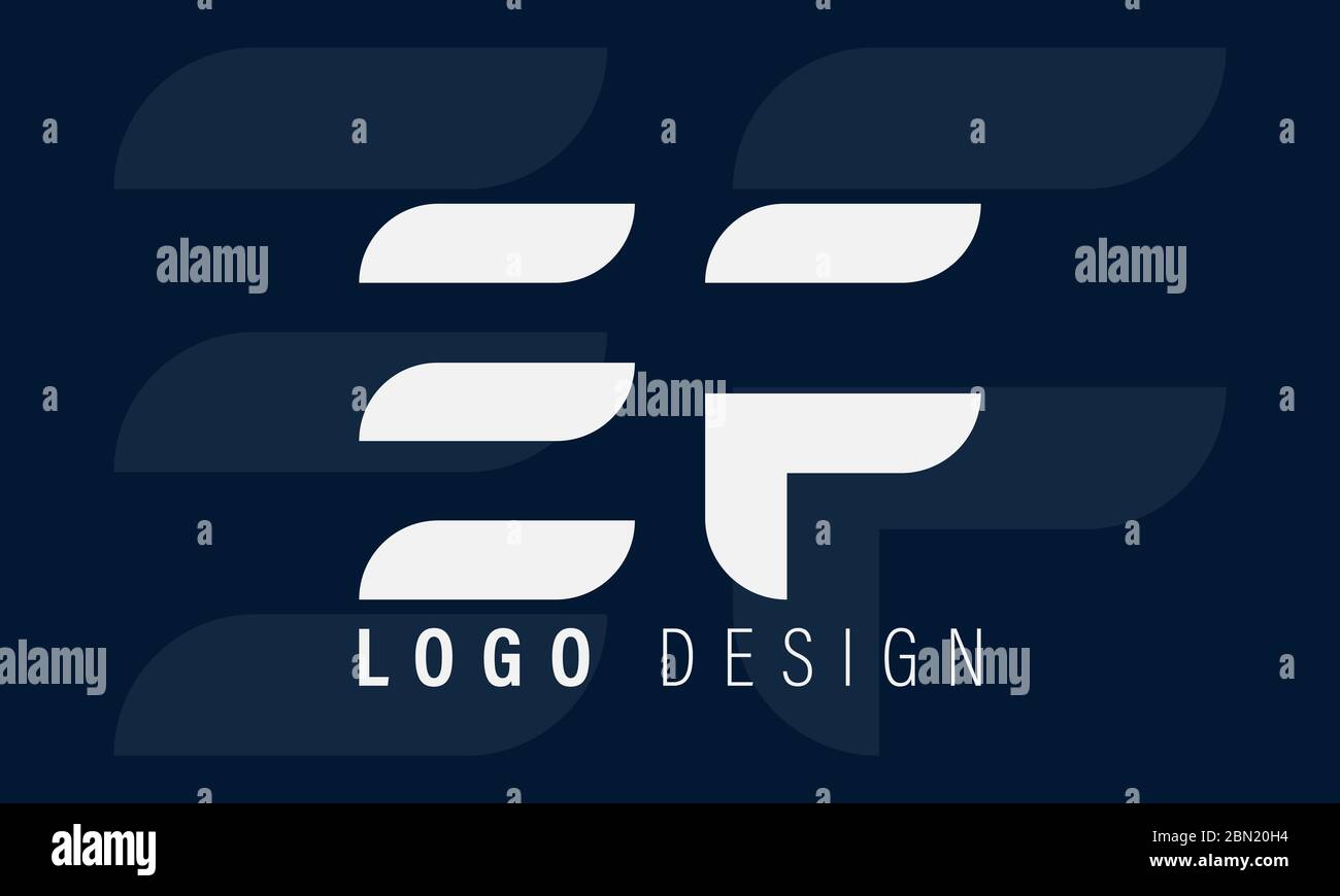 Ef monogram Stock Vector Images - Alamy