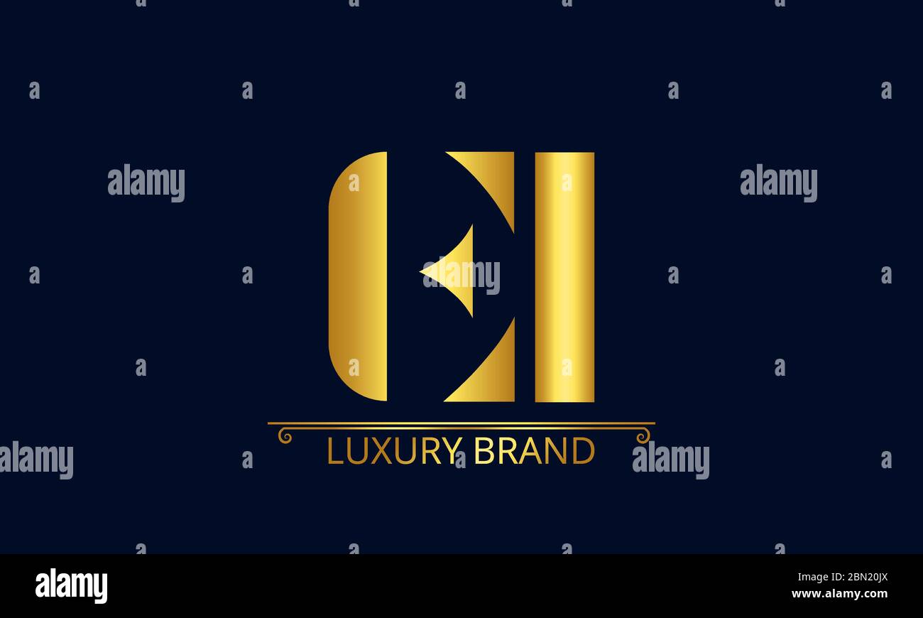EI Company initial logo design Stock Vector Image & Art - Alamy