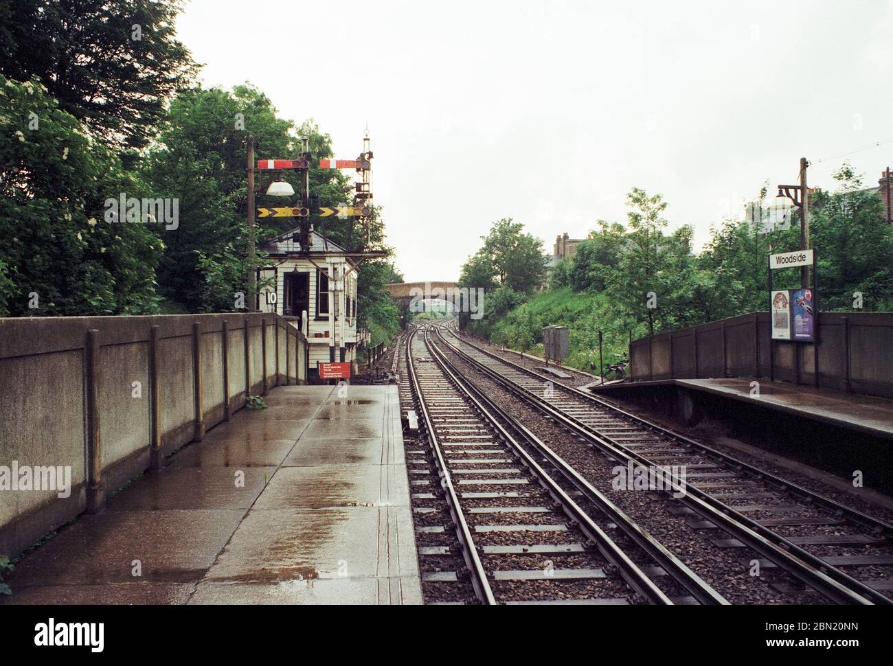 Woodside Station, Croydon -1 Stock Photo - Alamy