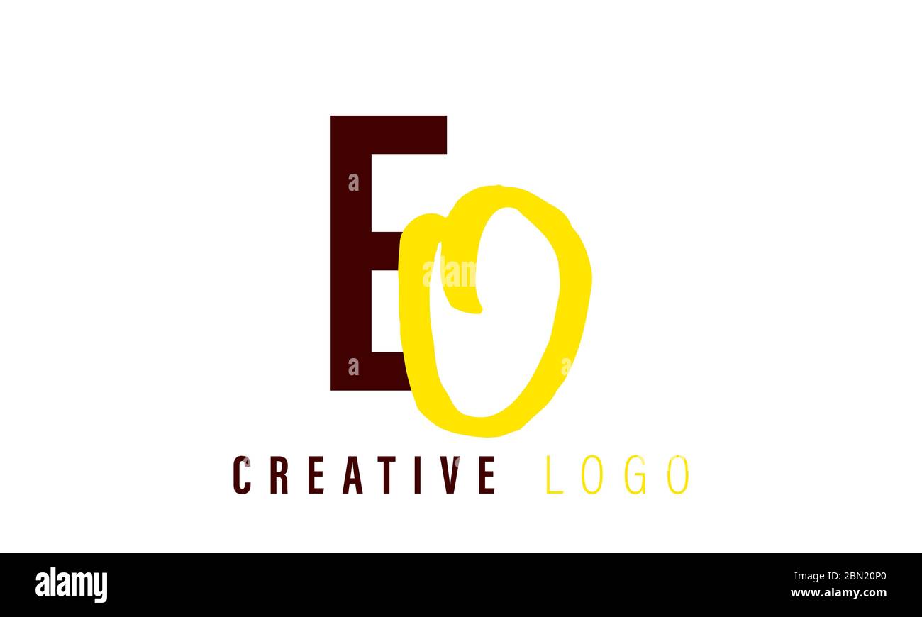 Initial EO Letter Linked Logo. Creative Letter EO Modern Business Logo ...