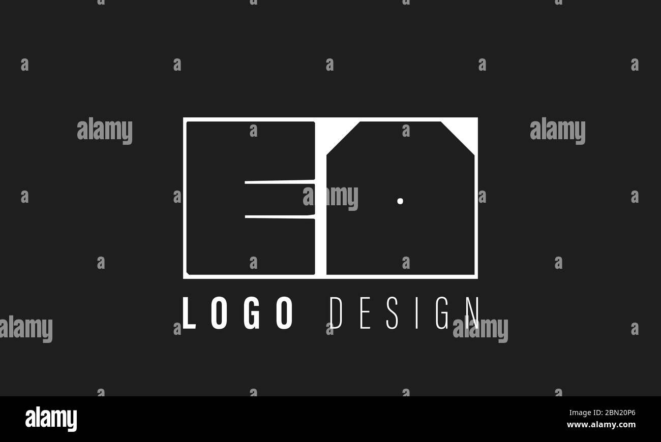 Initial EO Letter Linked Logo. Creative Letter EO Modern Business Logo Vector Template. Initial ...
