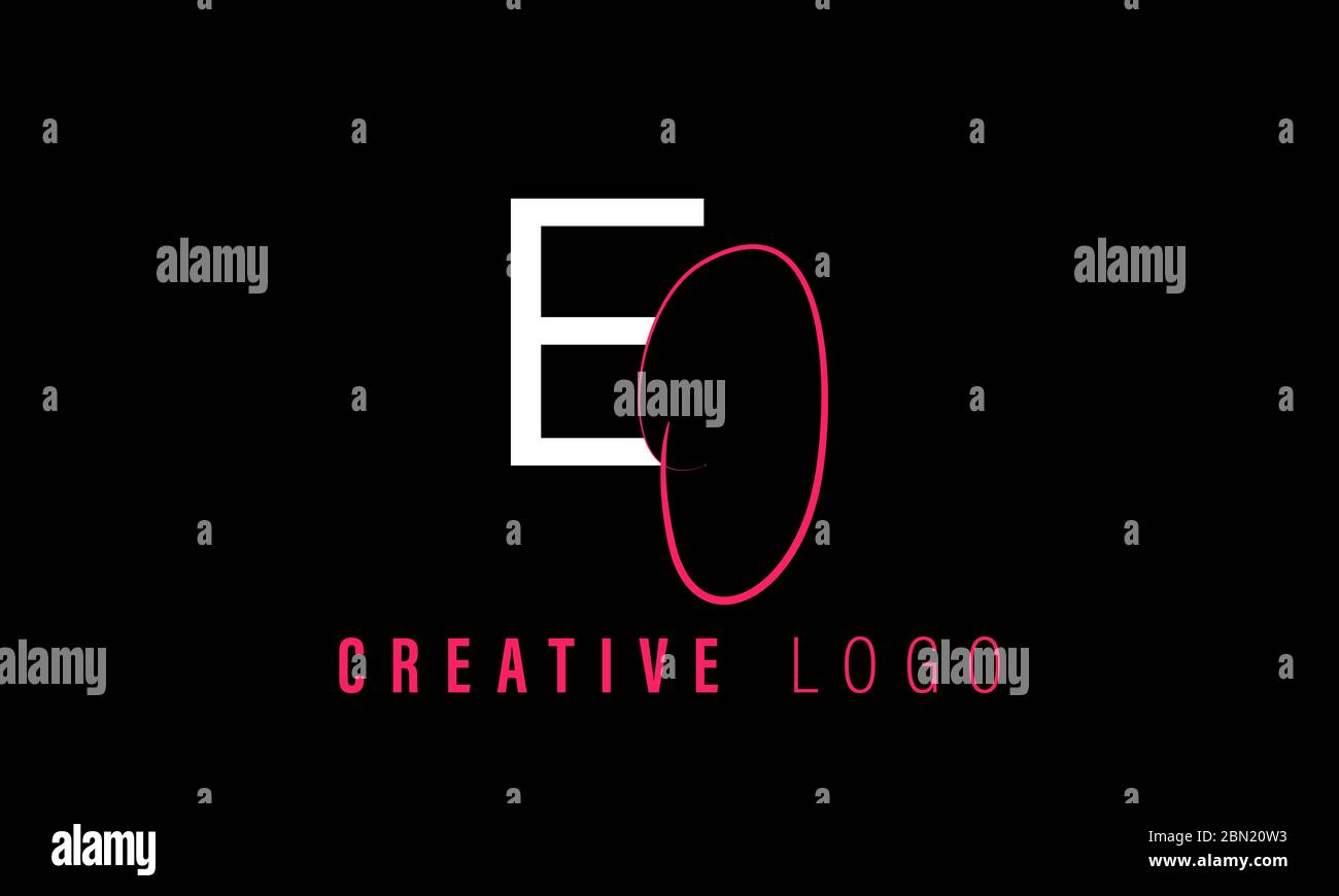 Initial EO Letter Linked Logo. Creative Letter EO Modern Business Logo Vector Template. Initial ...