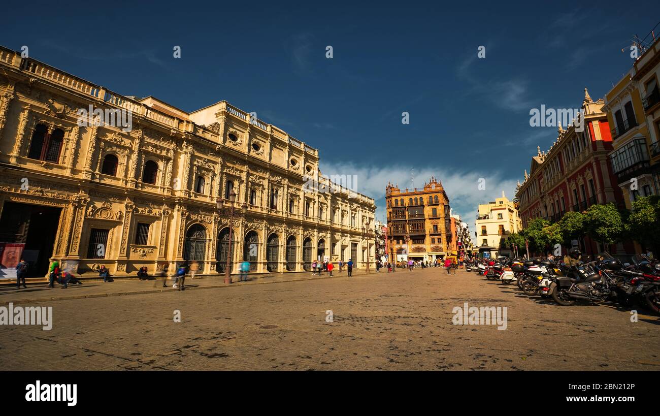 Seville, Spain - February 18th, 2020 - City Hall / The Casa ...