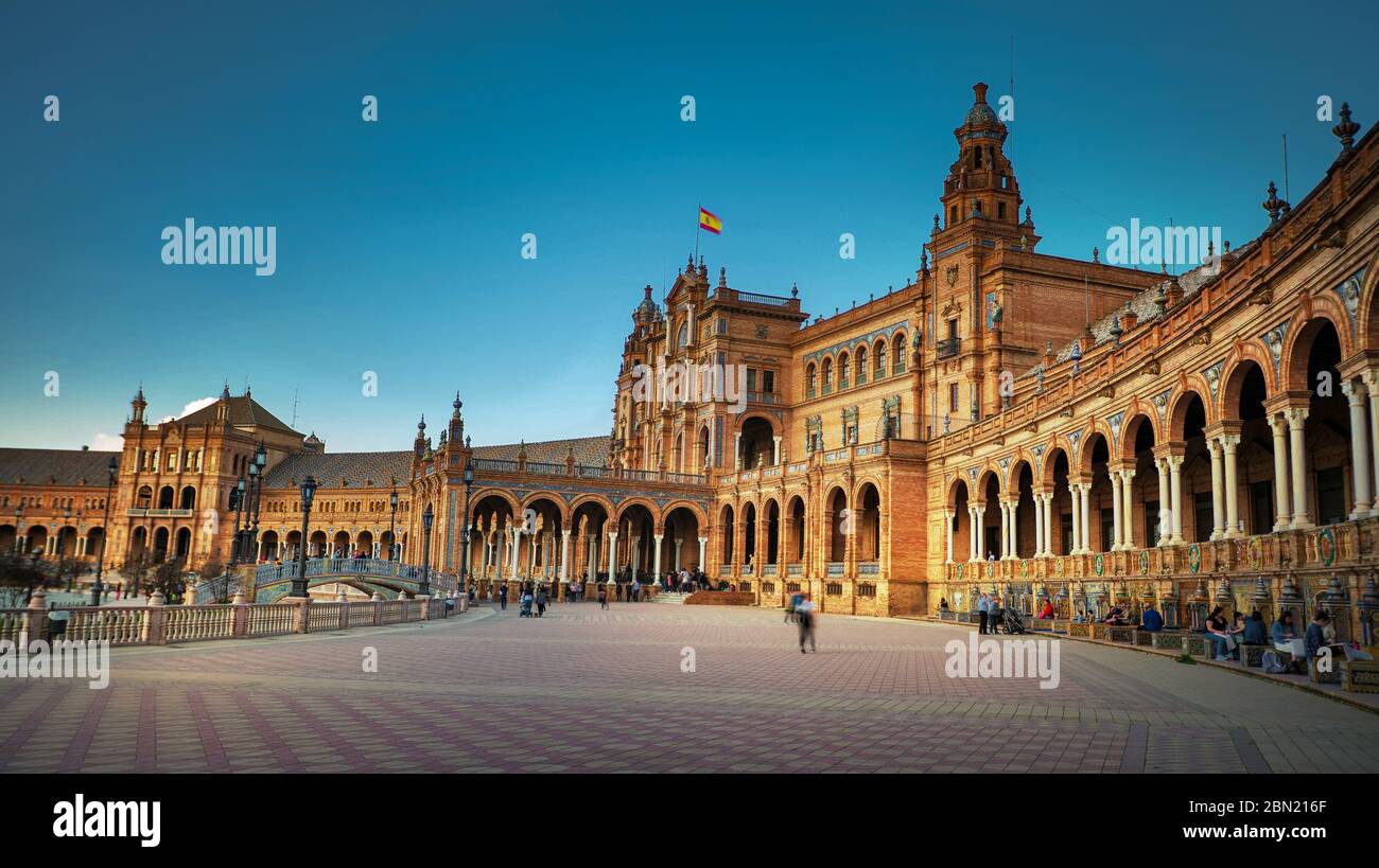 Andalusia the spanish pavilion in seville hi-res stock photography and ...