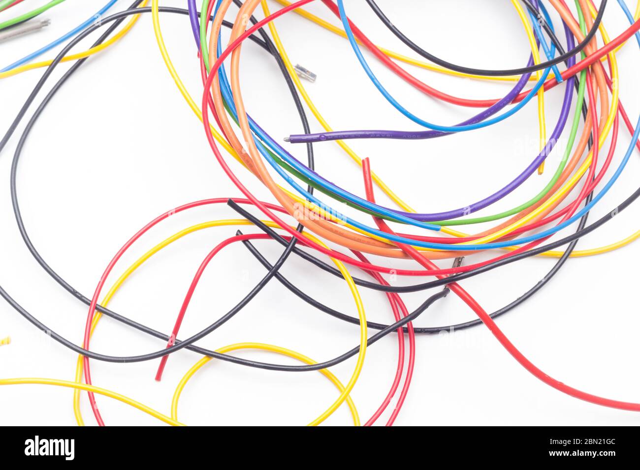 Bundle various cables hi-res stock photography and images - Alamy