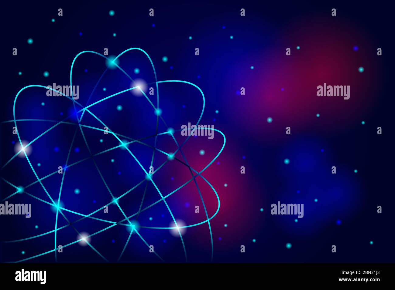 Glowing technology flow particles Stock Vector Images - Alamy