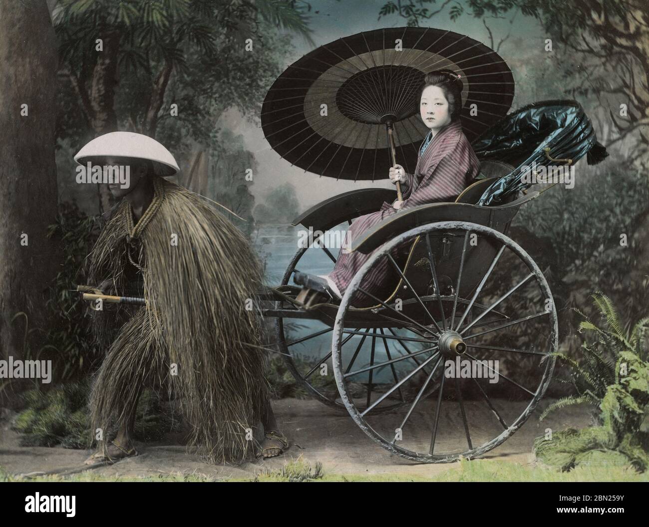 Jinrikisha rickshaw japan travel hi-res stock photography and images ...