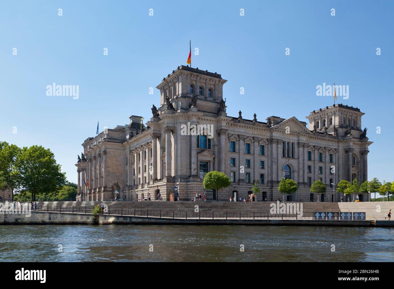 Berlin, Germany - June 02 2019: The Reichstag is a historic edifice ...