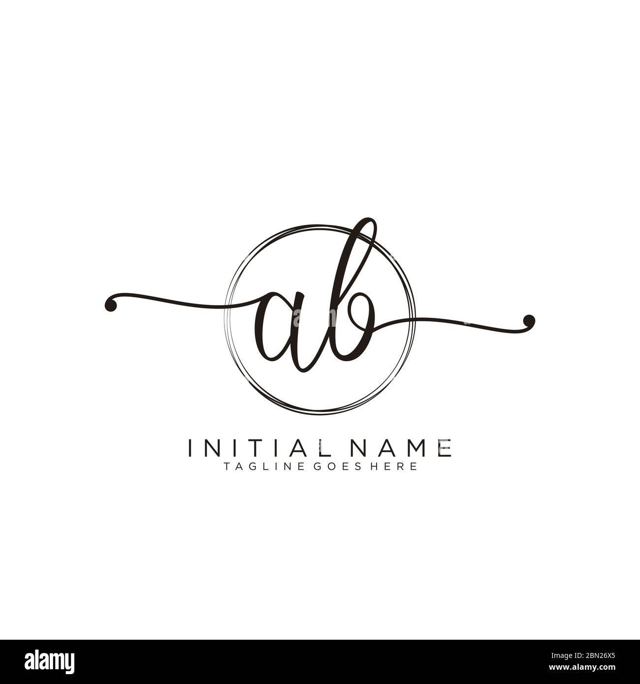 Ab signature hi-res stock photography and images - Alamy