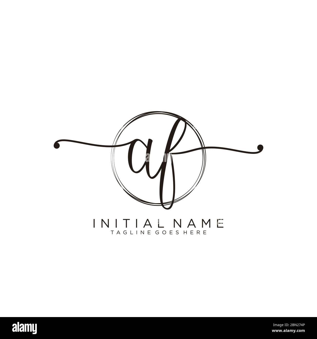 Letter af vector vectors Cut Out Stock Images & Pictures - Alamy