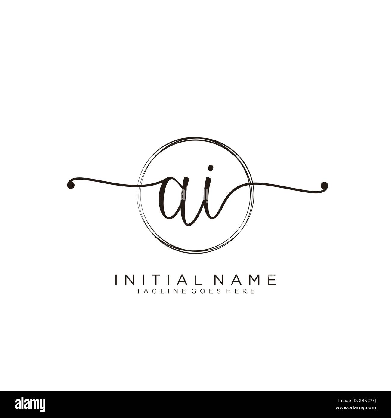 Initials ai hi-res stock photography and images - Alamy
