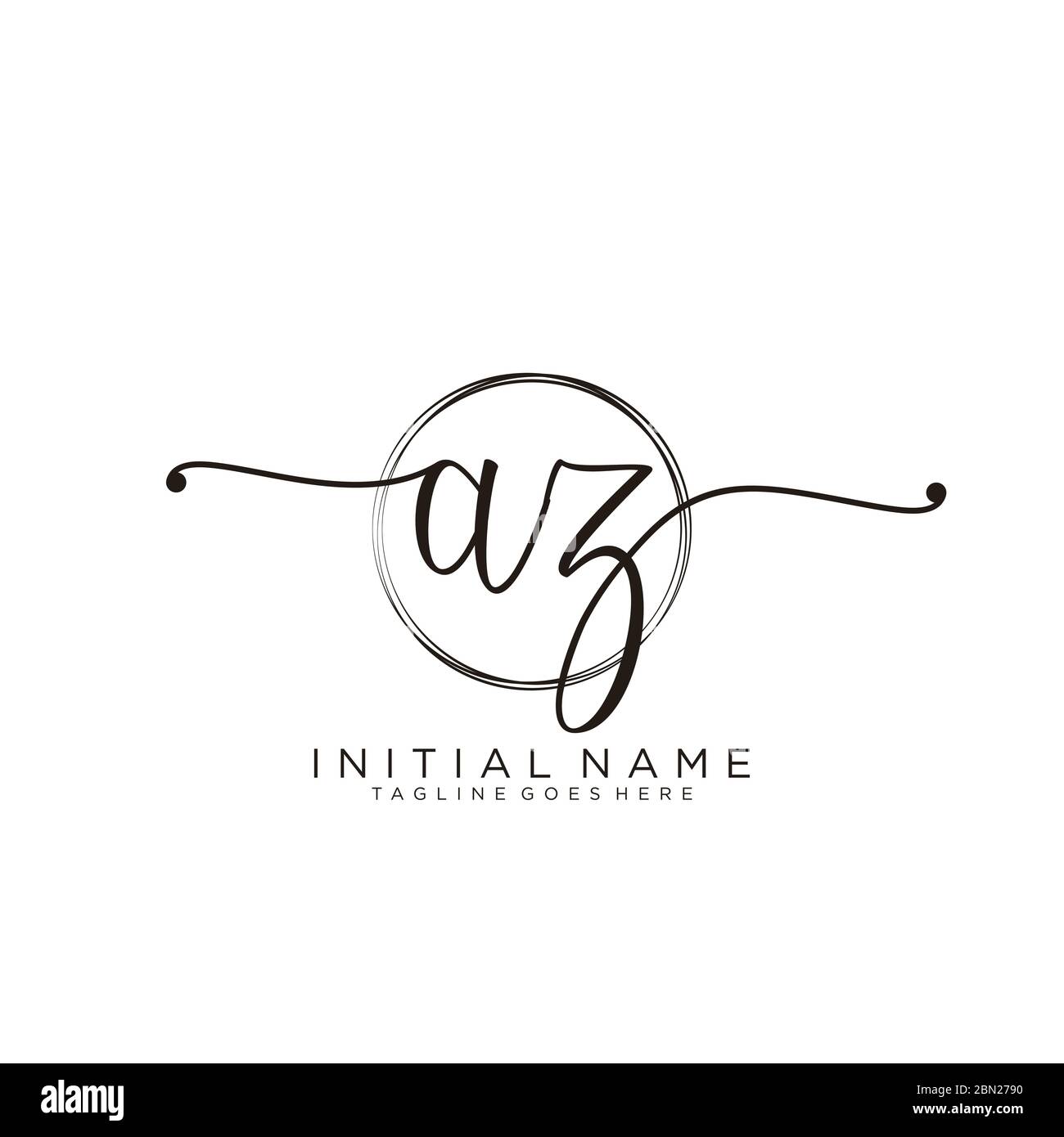 Az logo vector vectors hi-res stock photography and images - Alamy