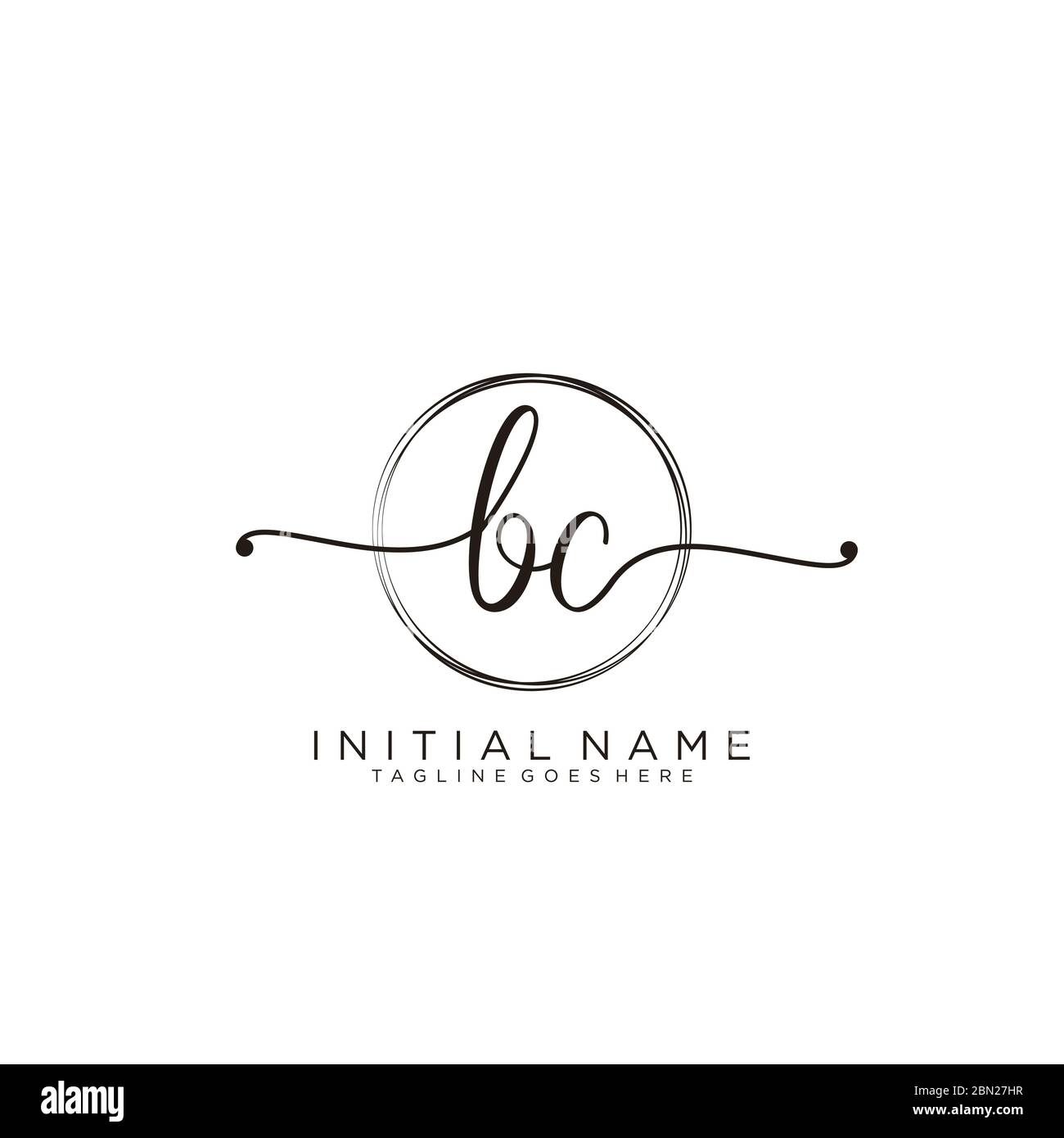 Bc initials logo Cut Out Stock Images & Pictures - Alamy