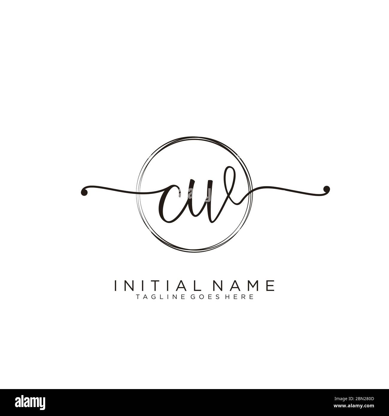 Letter cw logo Stock Vector Images - Alamy