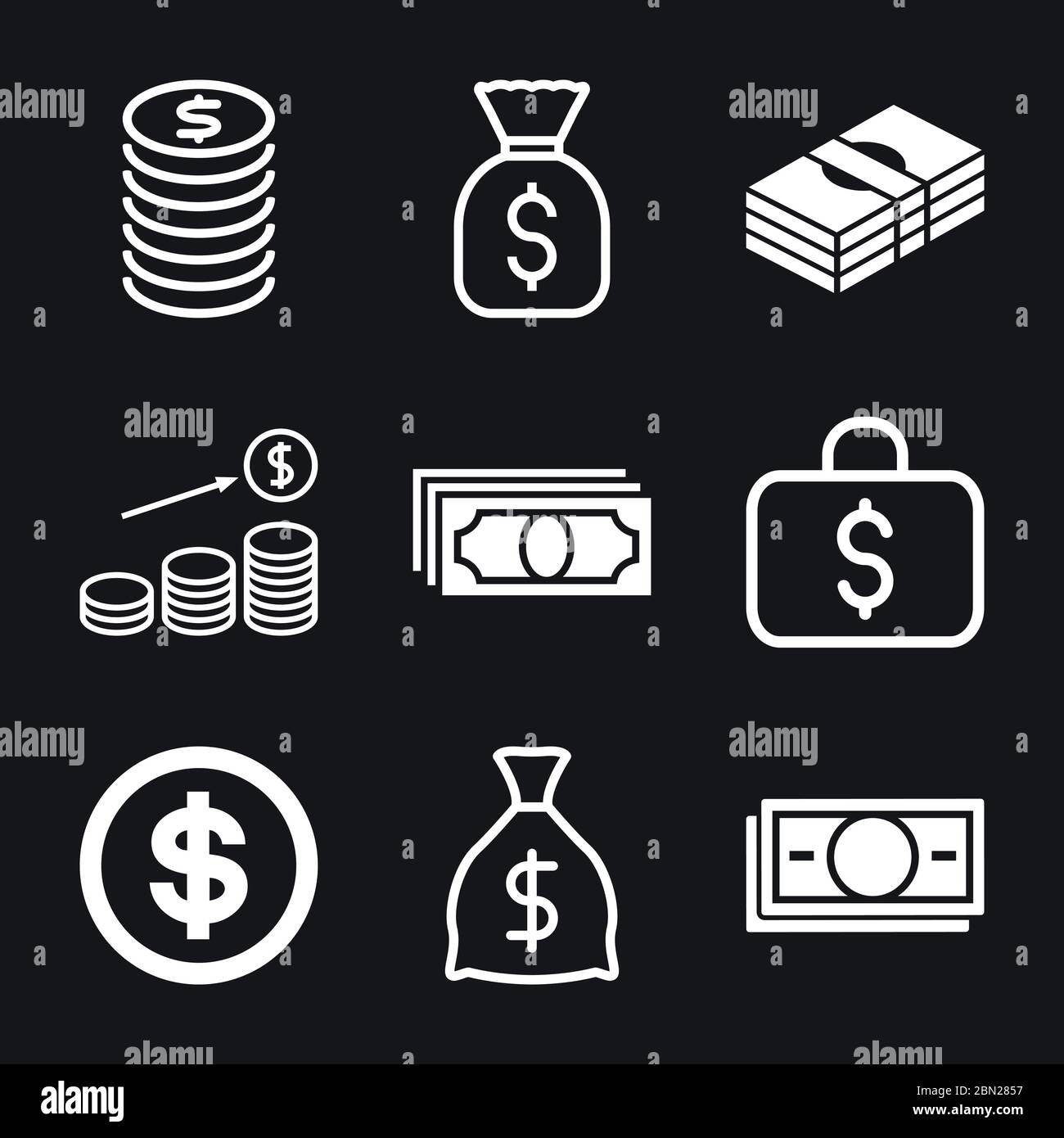 Money icon. Universal money icon to use in web and mobile UI Stock ...