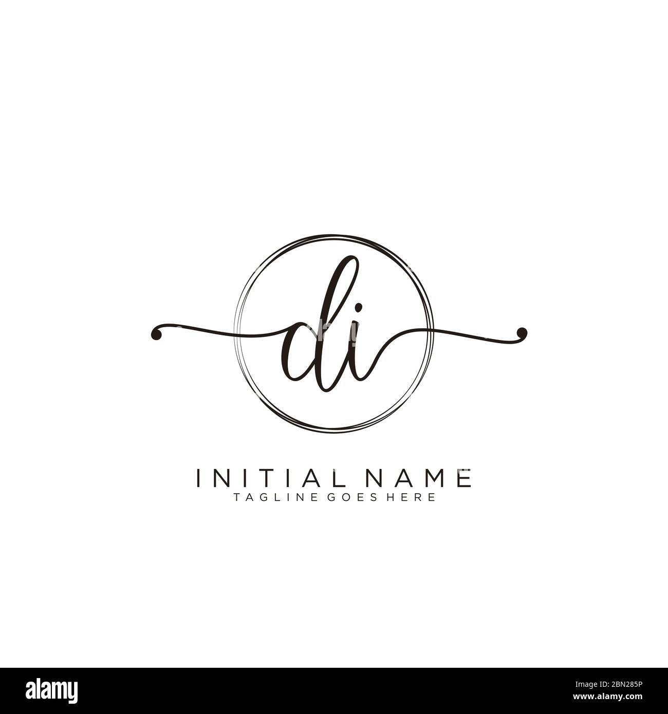 Di letter logo Stock Vector Images - Alamy