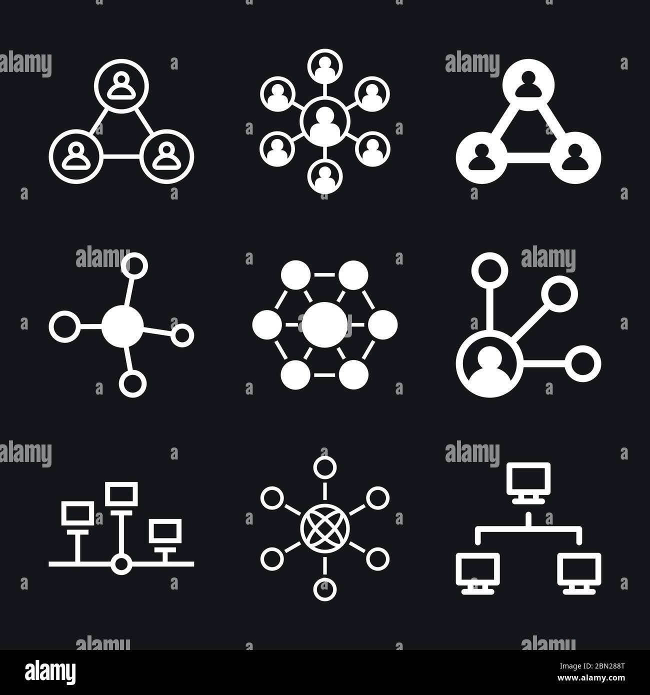 Network icon, computing and computer network symbol Stock Vector Image & Art - Alamy