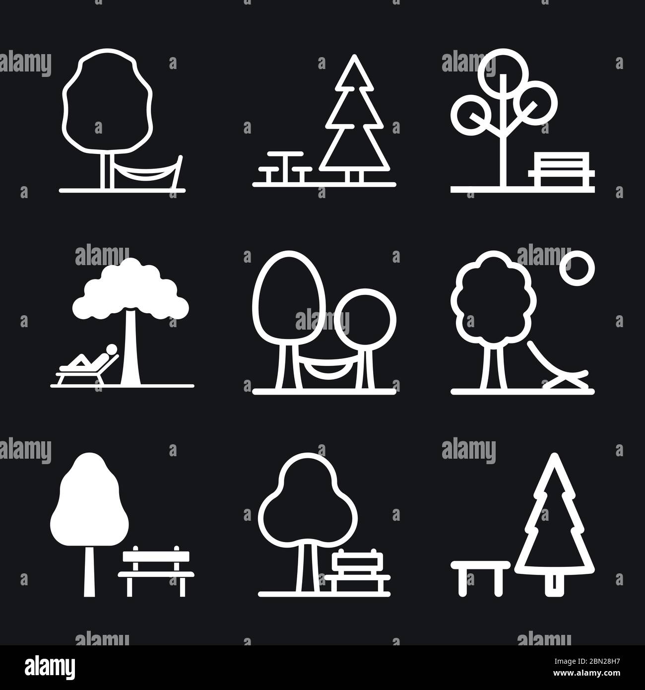 Rest icon vector, flat icons isolated on background Stock Vector Image ...