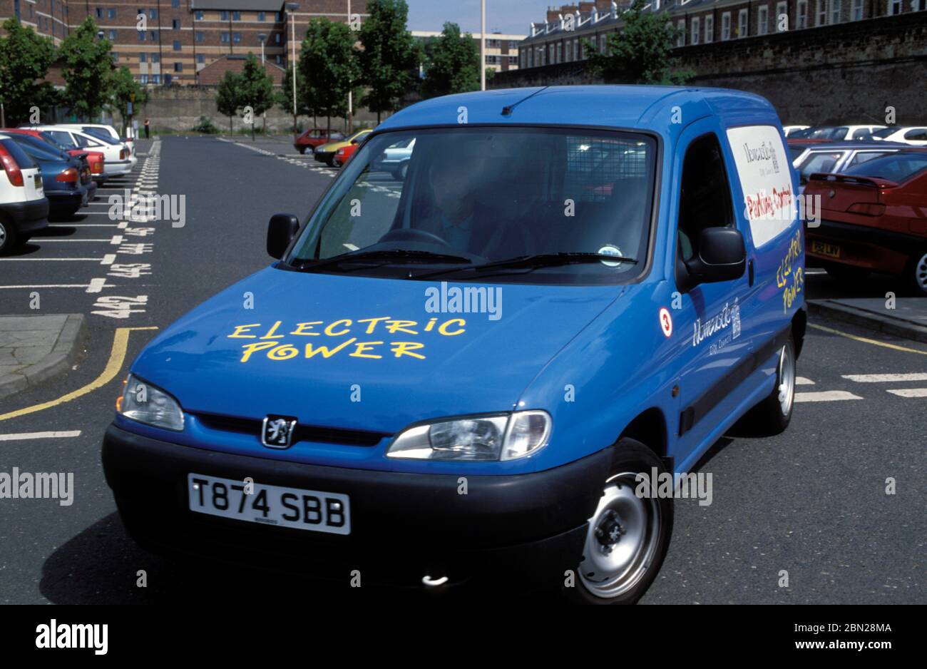 Electric powered council vehicle; Newcastle City Council; NE England ...